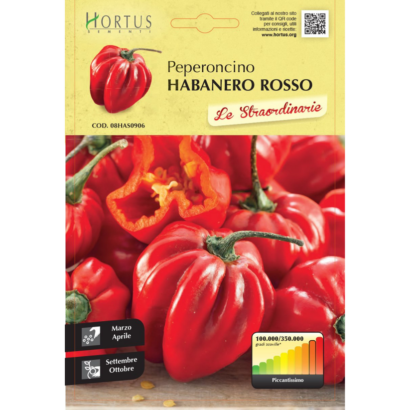 Hortus Organic Red Habanero Pepper – Capital Seeds